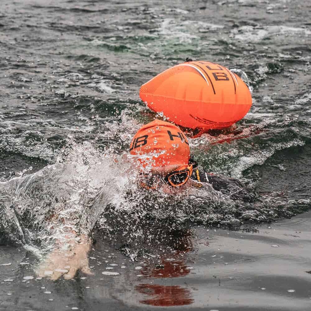 HUUB Swim Float +Towable Drybag - Orange | Dive Shop Online